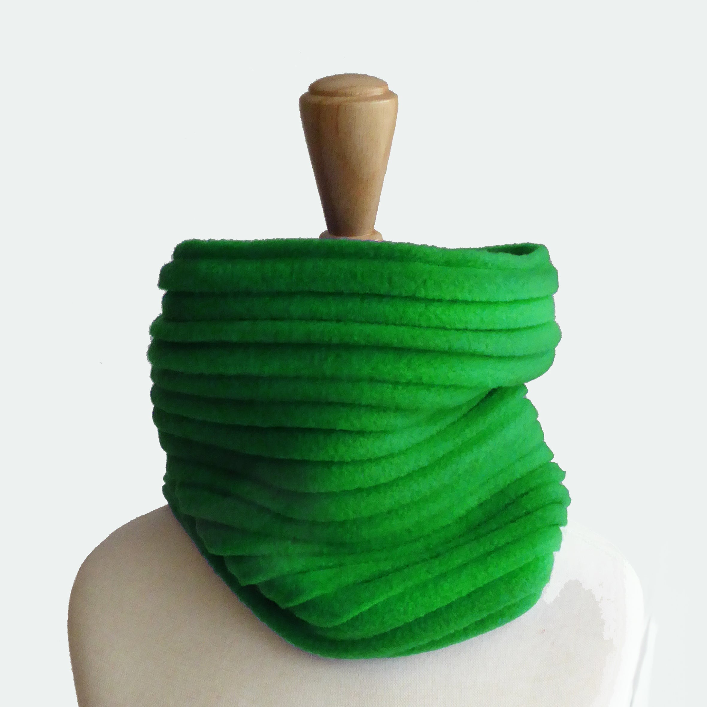 Children's Snood - Emerald green – annafalcke.com